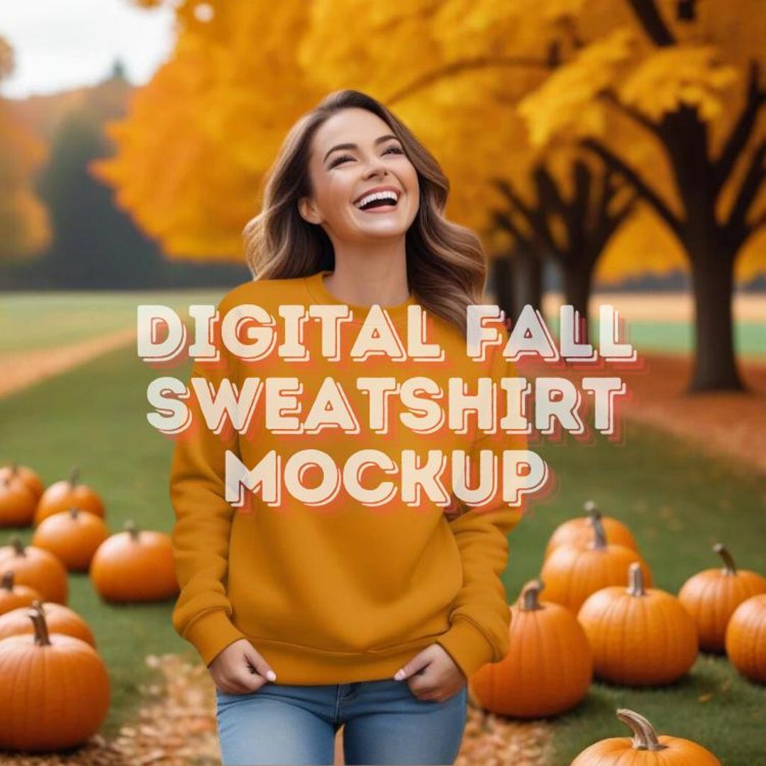 Female Fall Mock up PNG - Etsy