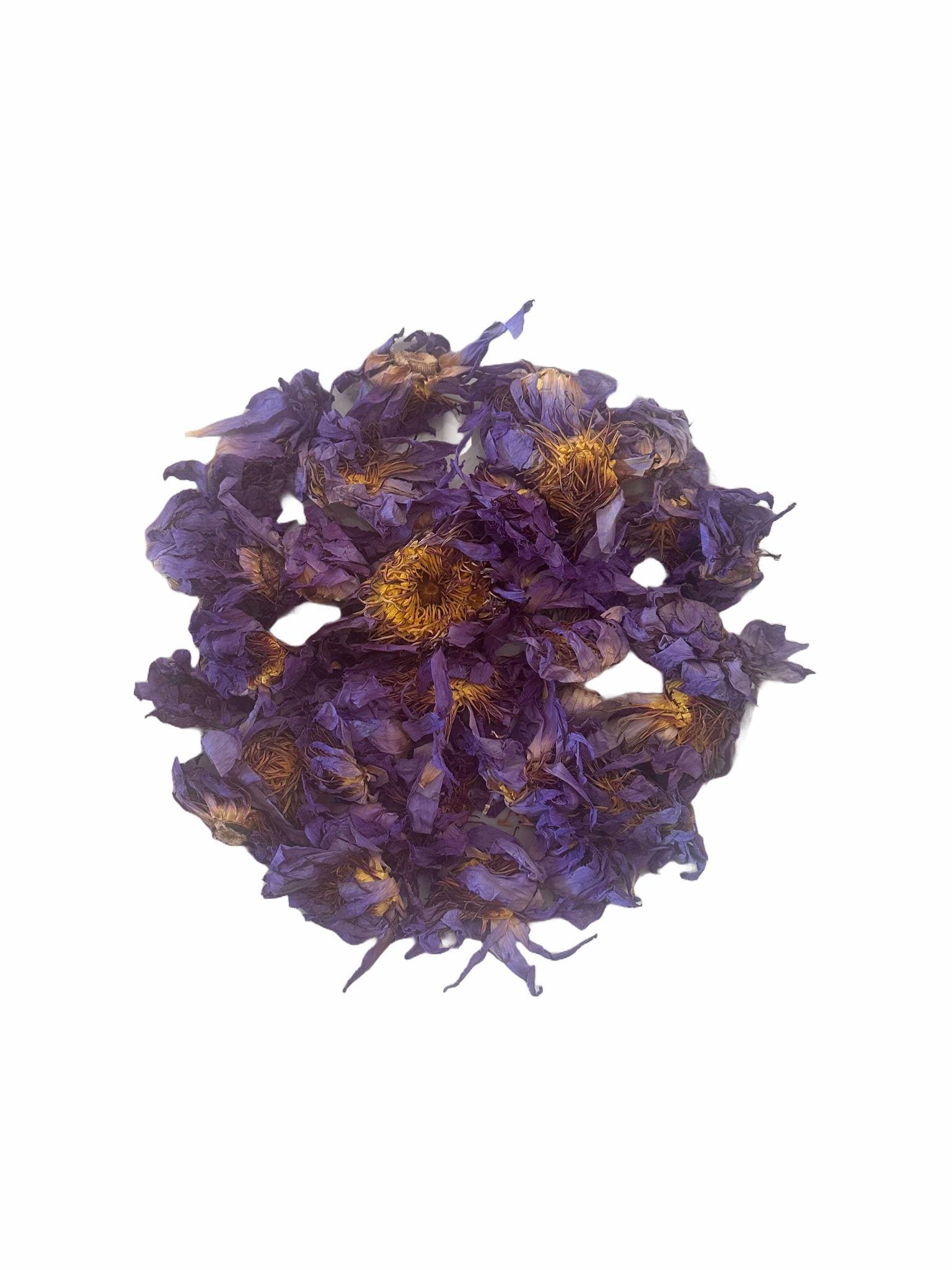 40 Grams Premium Organic Dried Blue Lotus Flowers | Nymphaea Caerulea ...