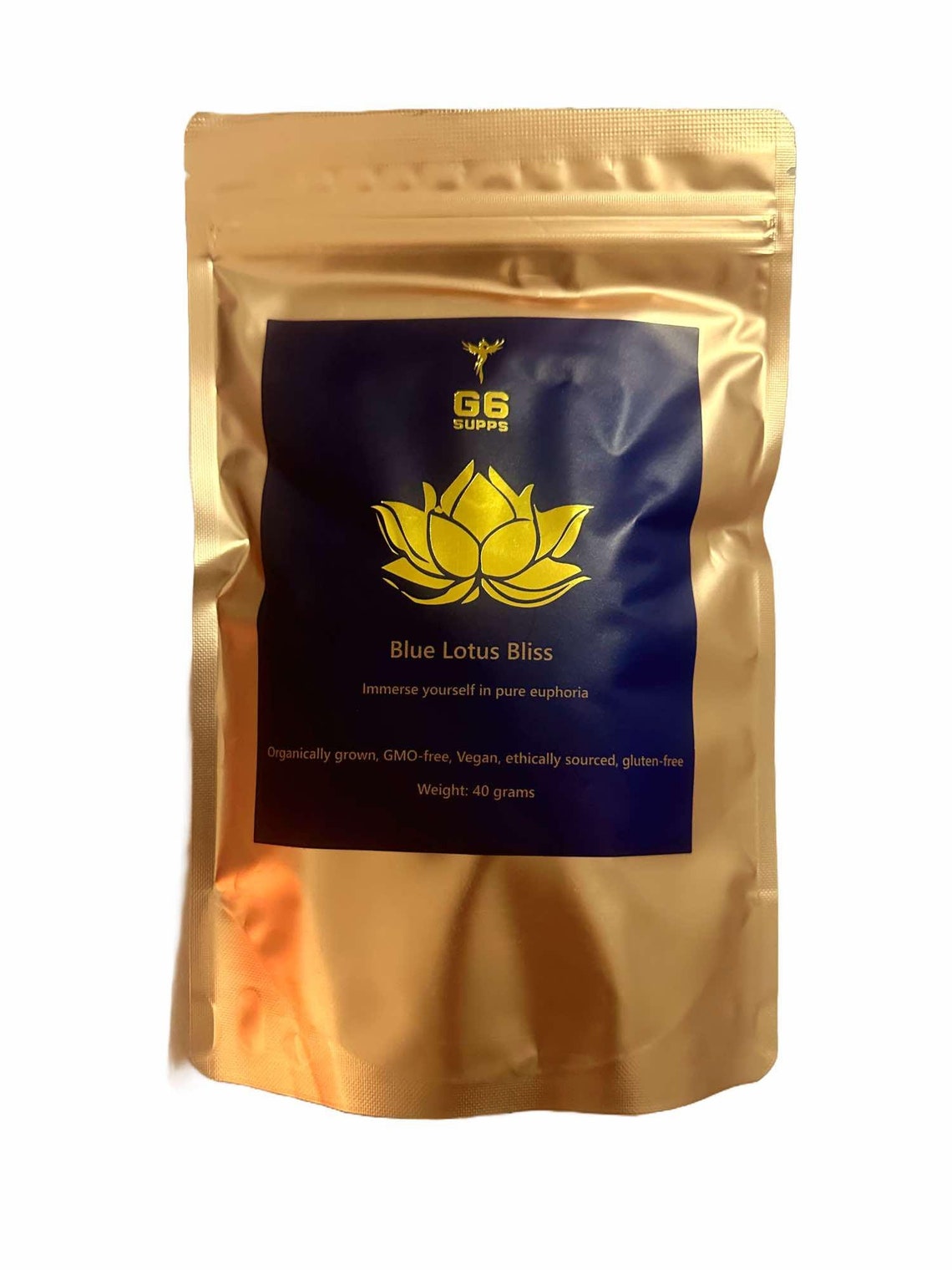40 Grams Premium Organic Dried Blue Lotus Flowers | Nymphaea Caerulea ...