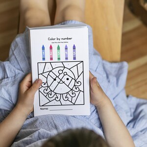 Pre-k Color by Number Printable Worksheets / Coloring Pages / Preschool ...