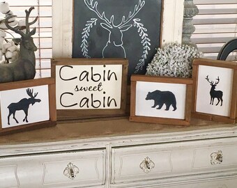 Rustic hunting signs | Etsy
