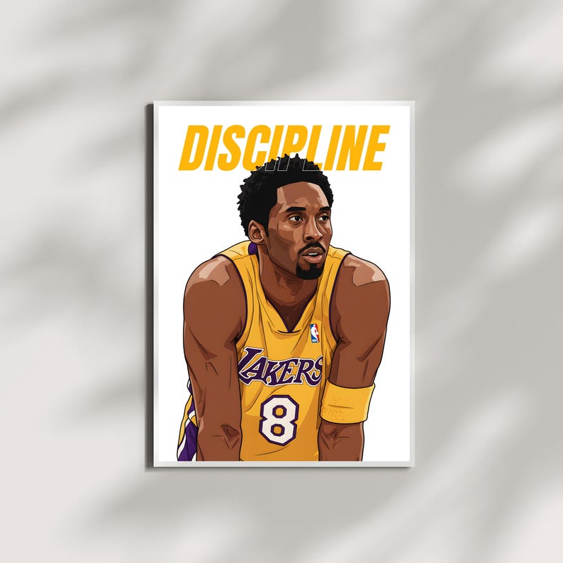 Mamba Mentality Wall Art Bundle – 30+ Kobe Bryant Motivational Posters ...