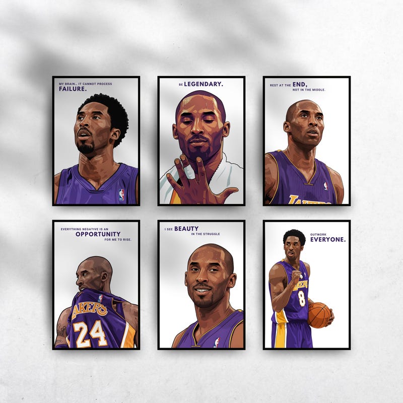 Kobe Bryant Poster - Etsy