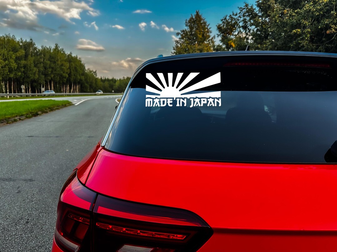 Made in Japan Sticker, Fun Made in Japan Decal, Gift Decal for Car Made ...