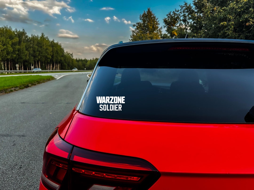 Call of Duty Warzone Fun Eye-catching Sticker for Car Window Warzone ...