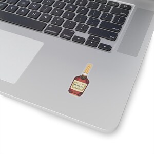 Hennessy Bottle Sticker - Kiss-cut Stickers for Laptop, Water Bottle ...