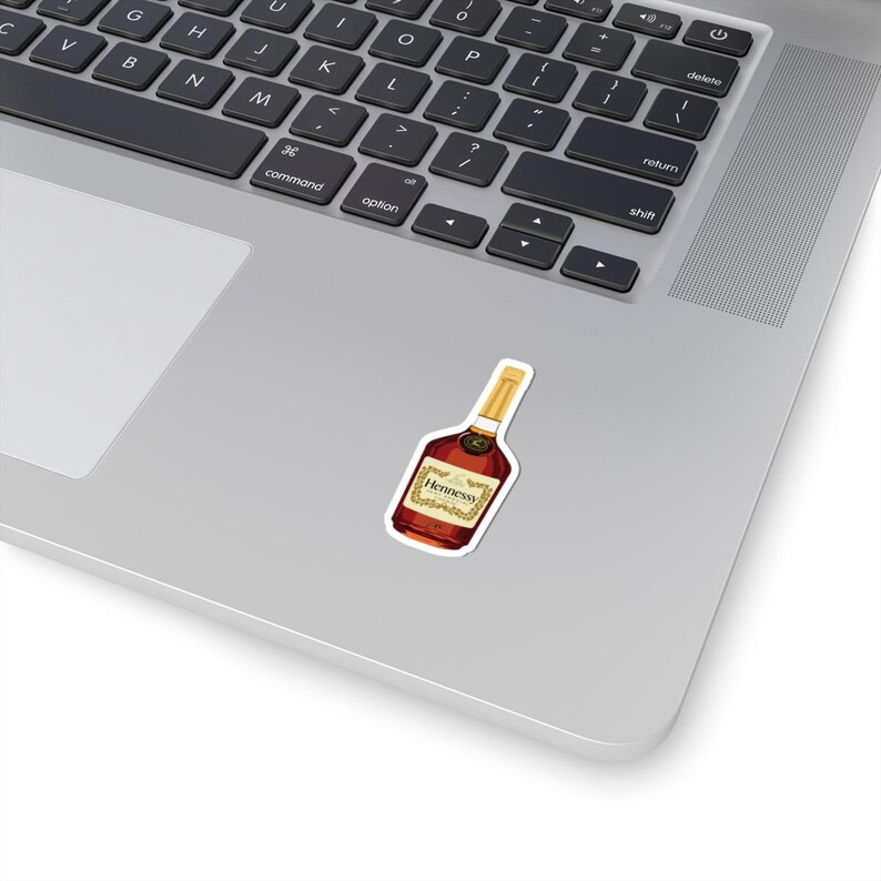 Hennessy Bottle Sticker - Kiss-cut Stickers for Laptop, Water Bottle ...
