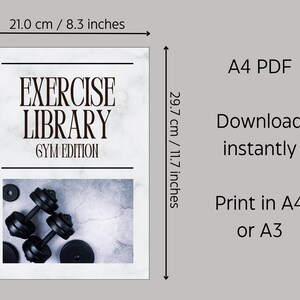 Exercise Library Gym Edition / Execise Glossary for Strength Training ...