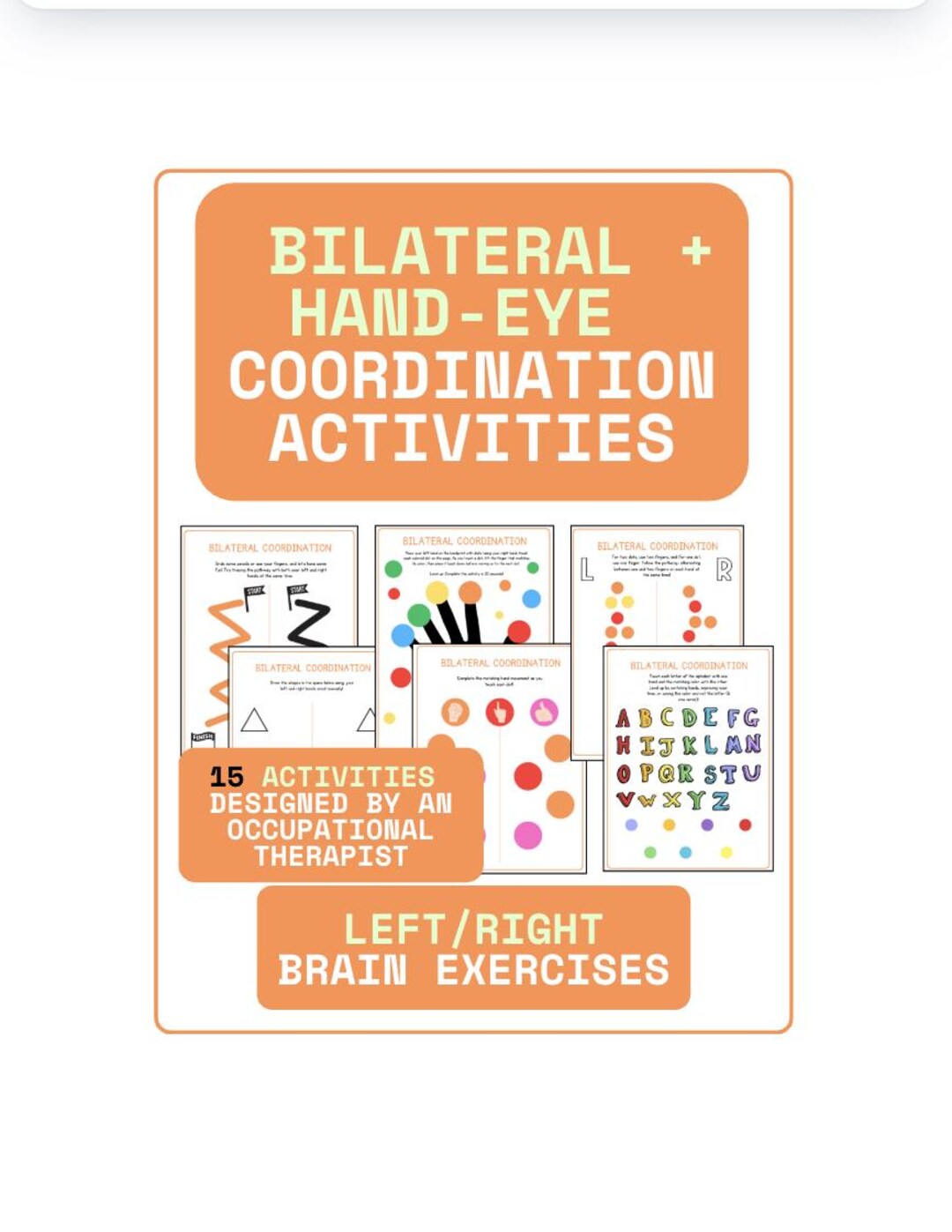 Bilateral Coordination / Hand Eye Coordination - Brain Training ...