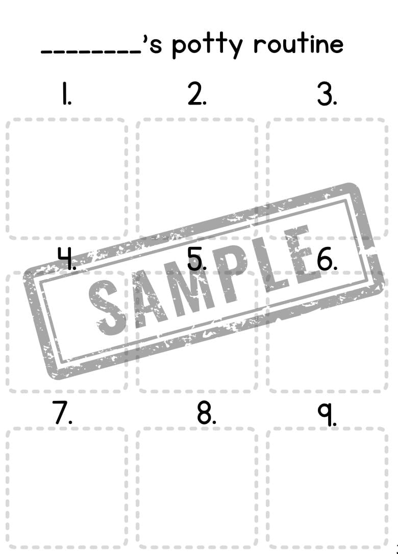 Personalized Potty Training Social Story – Visual Aid (digital Download ...