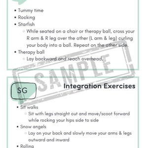 Primitive Reflex Integration Cards - Etsy