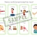 Sensory Regulation Sensory Diet Cards Activities - Etsy