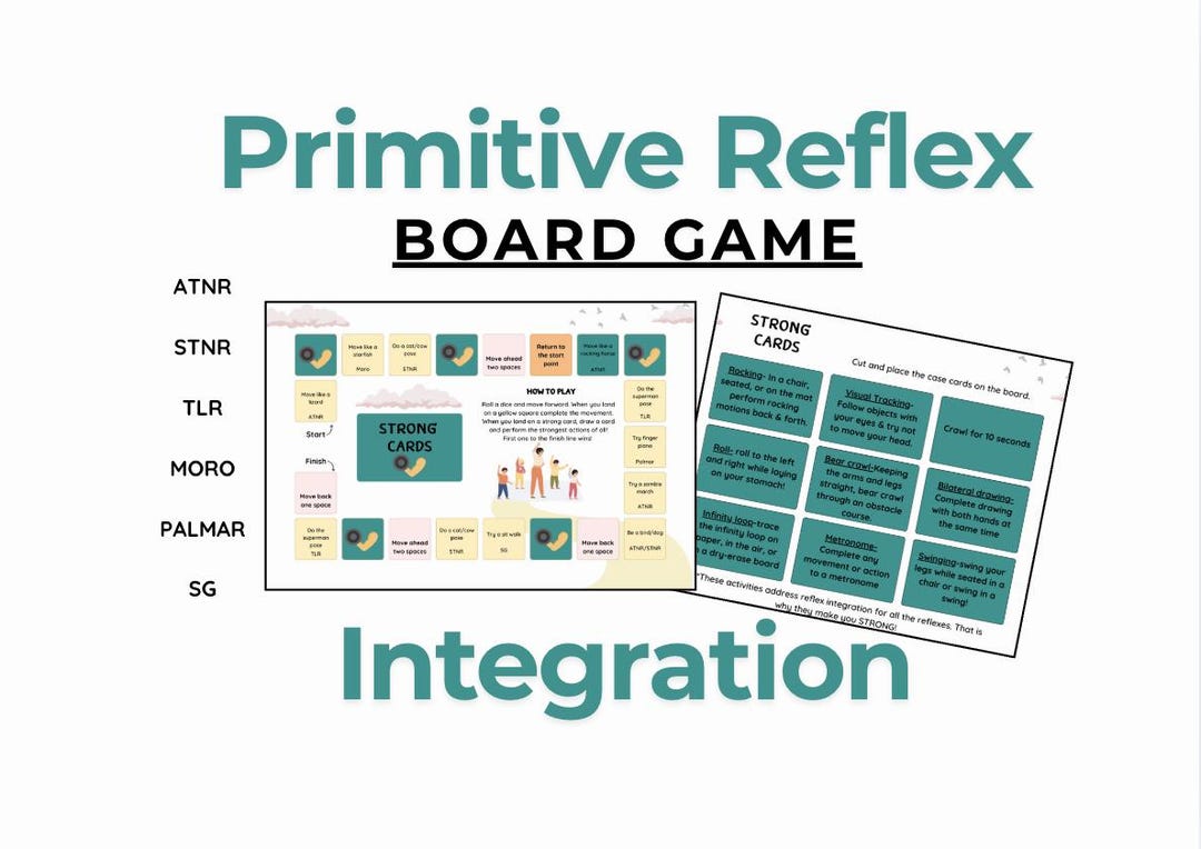 Primitive Reflex Integration Board Game - Etsy