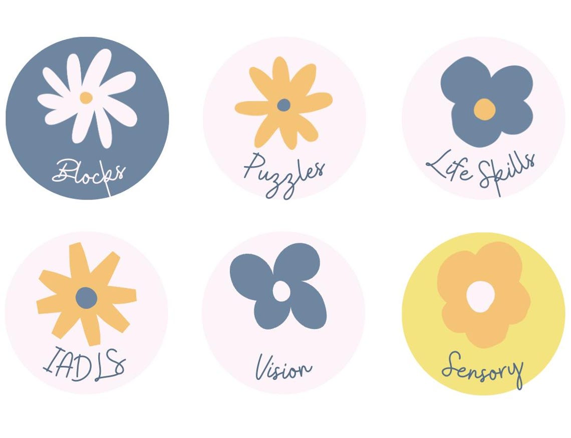 Occupational Therapy Labels * Printable Tags* OT Labels *therapy Labels ...