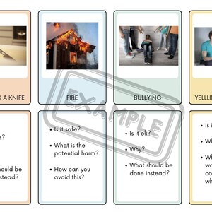 Safety Scenario Cards - Health & Awareness Activity - Etsy