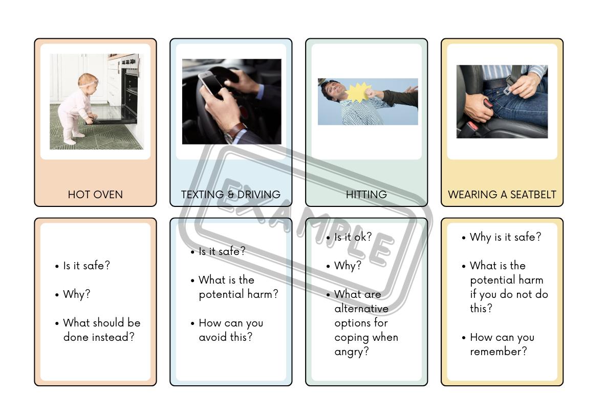 Safety Scenario Cards - Health & Awareness Activity - Etsy