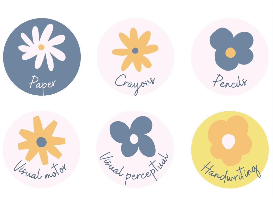 Occupational Therapy Labels * Printable Tags* OT Labels *therapy Labels ...