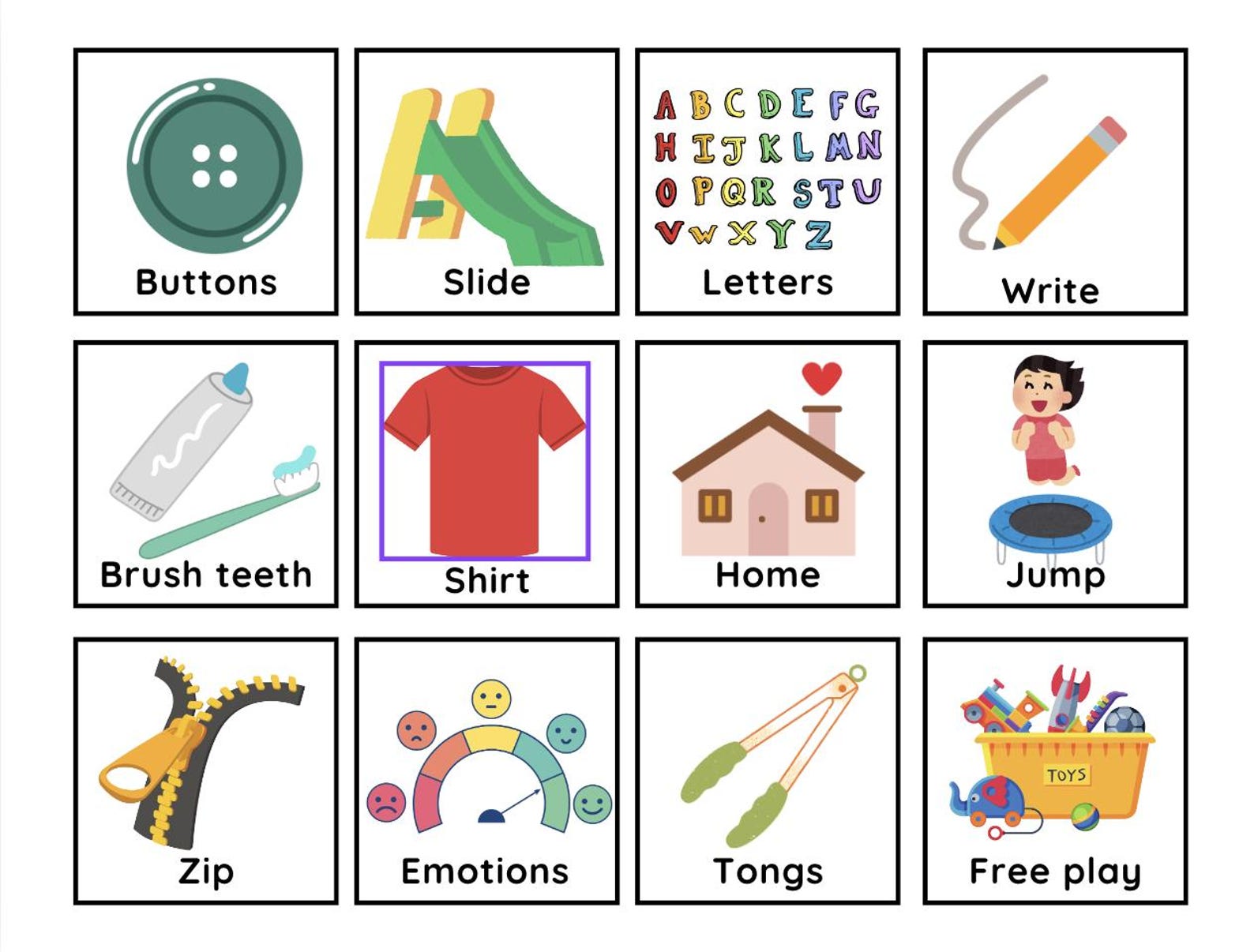 First Then Occupational Therapy Visual Aide *OT PECS VISUAL* Therapy ...
