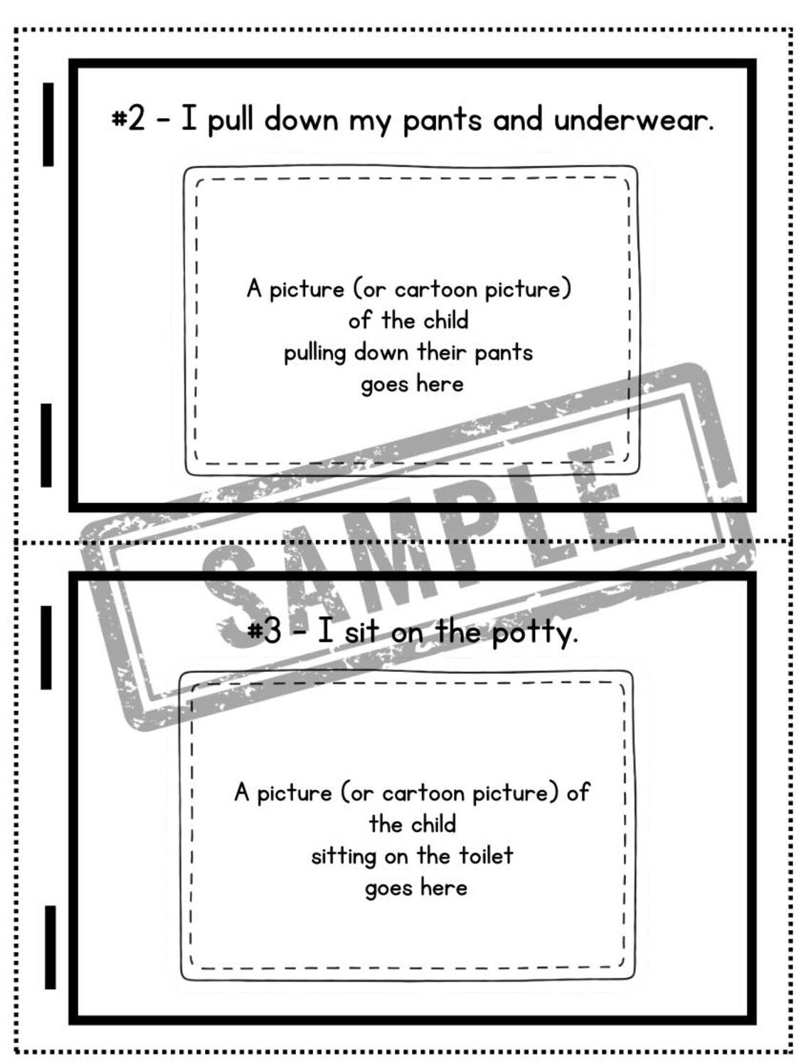Potty Training Social Stories - Visual Aid - Personalized Social ...