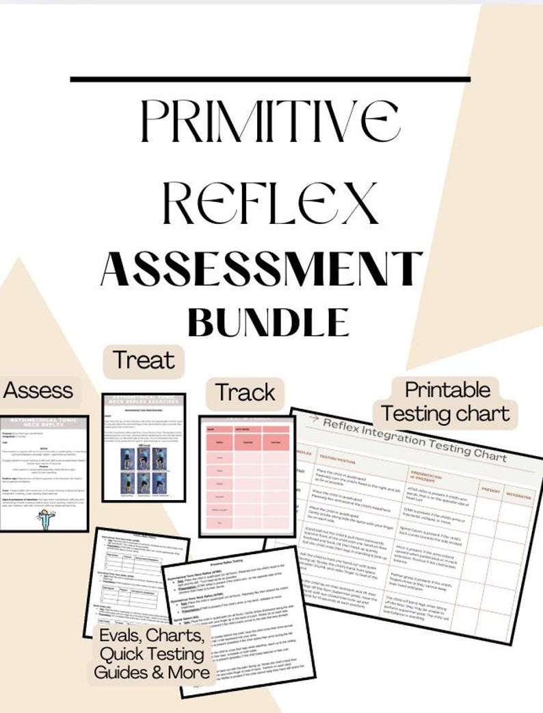 Primitive Reflex Assessment & Testing Bundle - Etsy