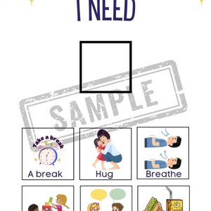 Emotional Regulation Posters Visual Aids Emotions and Coping Skills - Etsy