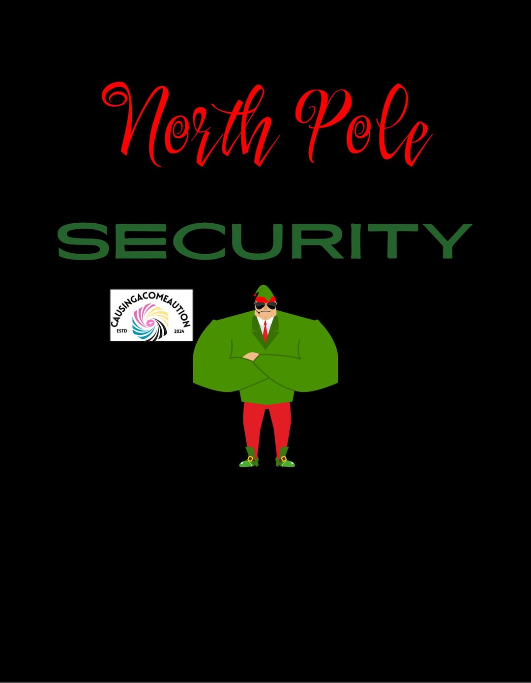 North Pole Security SVG Digital Download - Etsy