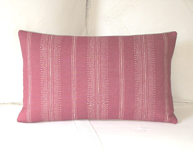 Lavender Heart in Kate Forman Agnes Blue Linen - Etsy UK