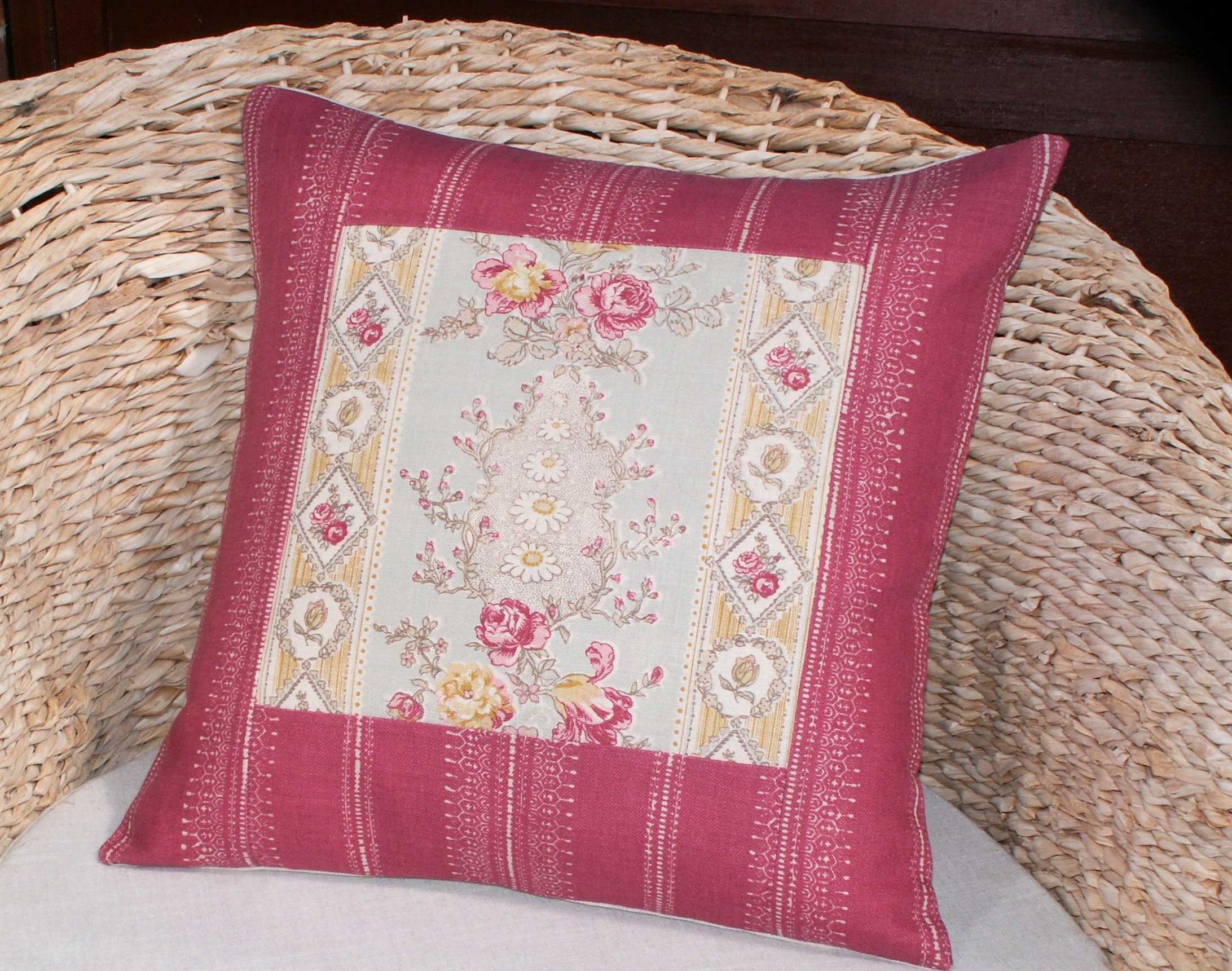 Kate Forman Christobel & Camille Stripe Cushion Cover, UK Designer ...