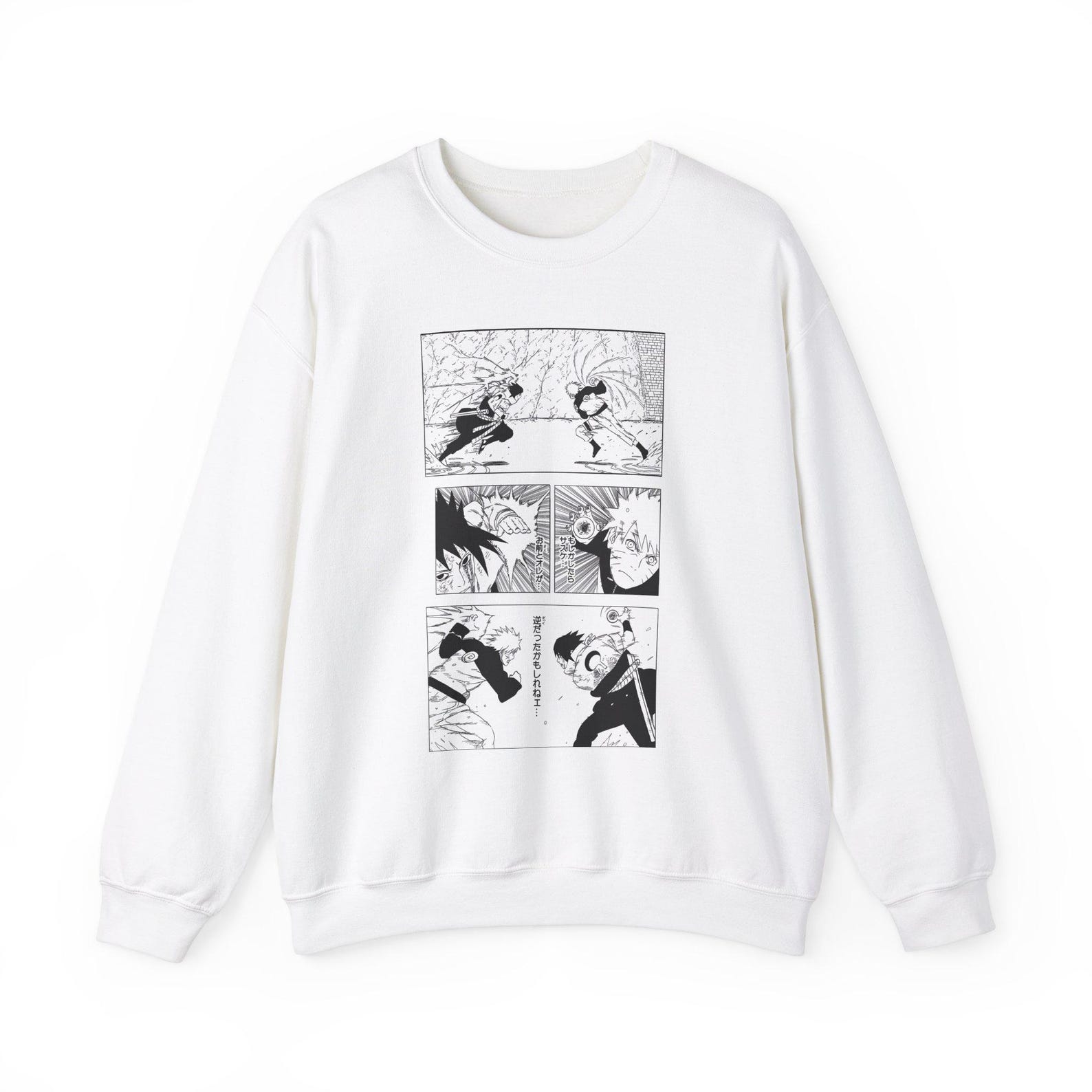 Naruto Vs Sasuke Final Valley Sweatshirt - Naruto Sweater, Sasuke ...