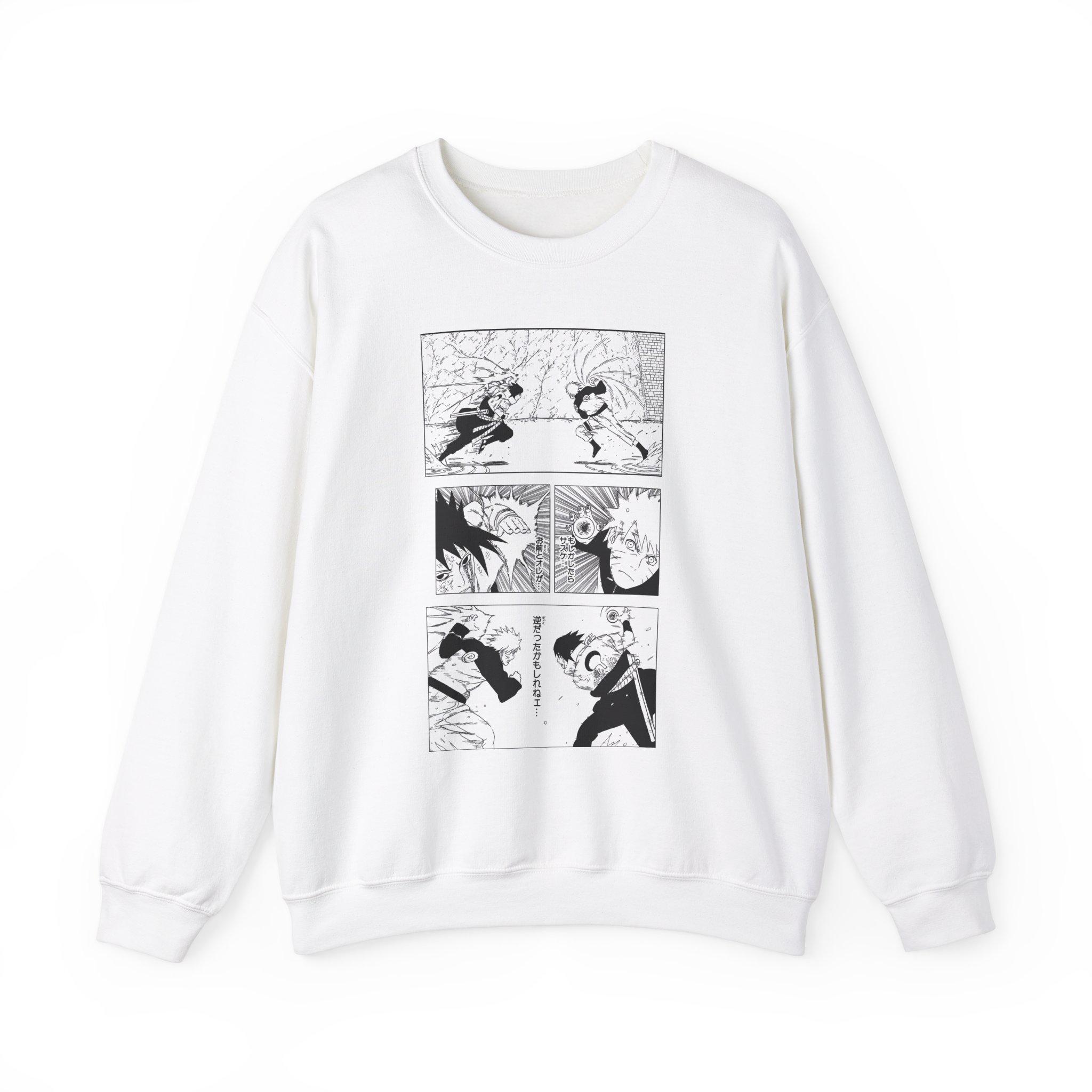 Naruto Vs Sasuke Final Valley Sweatshirt - Naruto Sweater, Sasuke ...