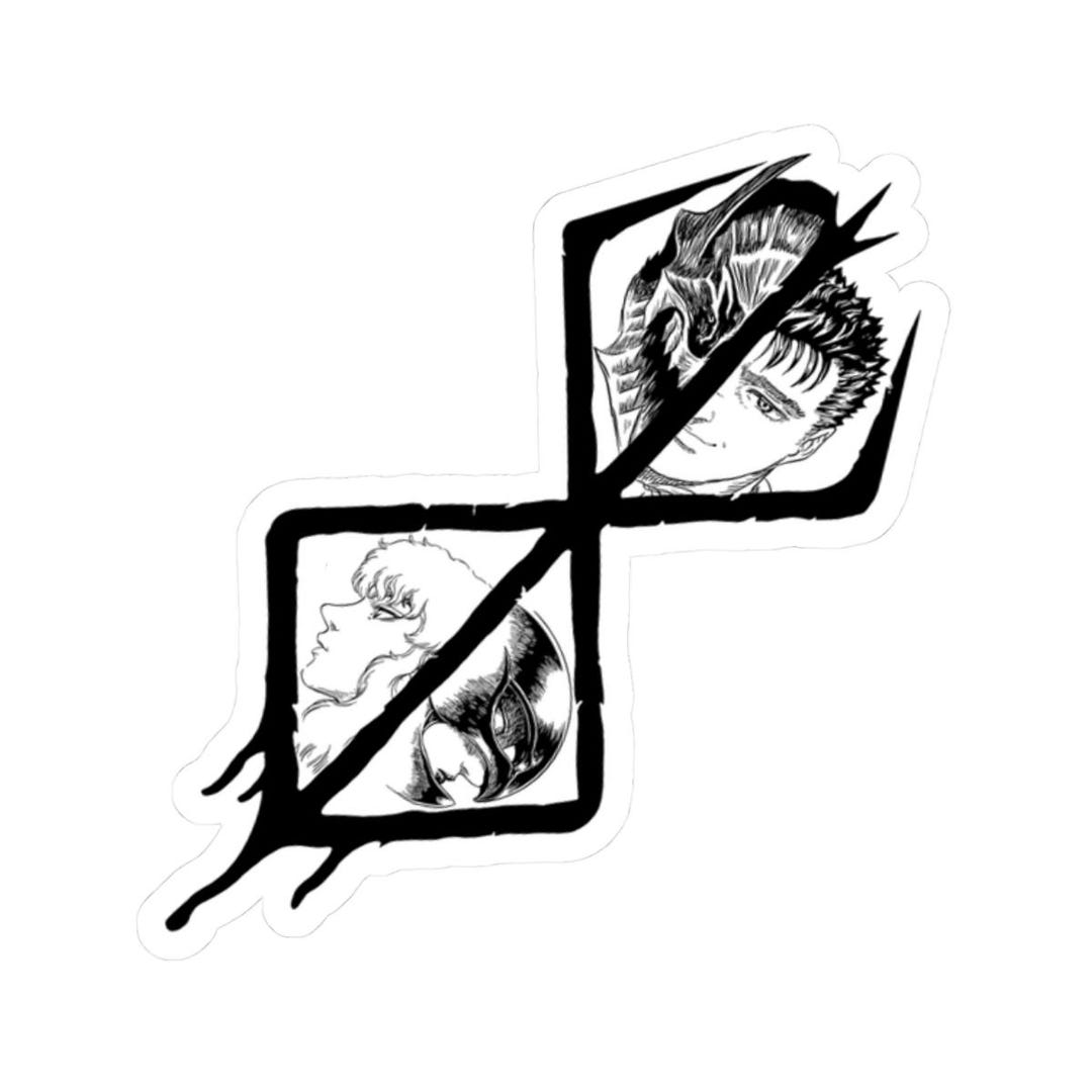 Berserk Brand of Sacrifice Kiss-cut Stickers, Vinyl Sticker With Guts ...