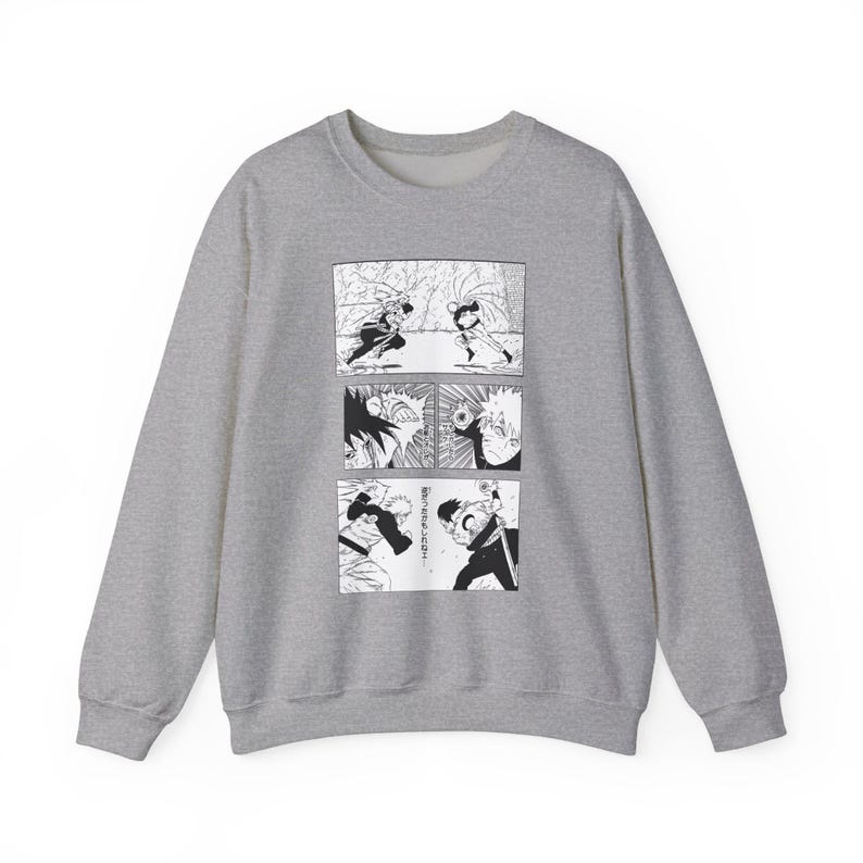 Naruto Vs Sasuke Final Valley Sweatshirt - Naruto Sweater, Sasuke ...