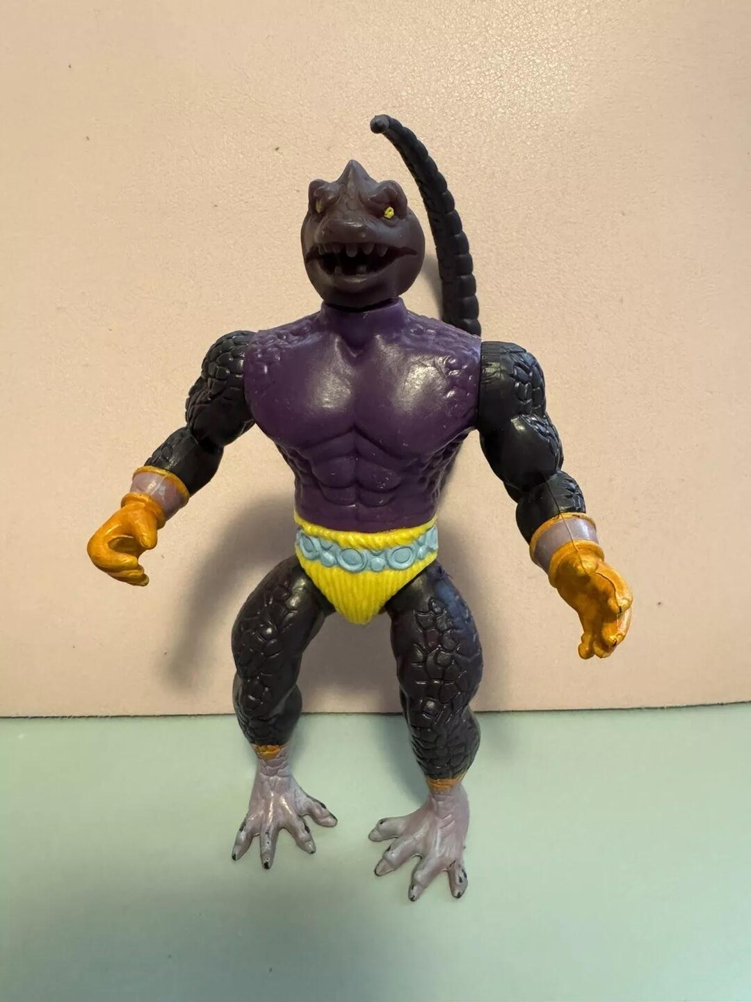 Rare 1982 Remco Warrior Beasts Purple Snake Man MOTU Knock-off Action ...