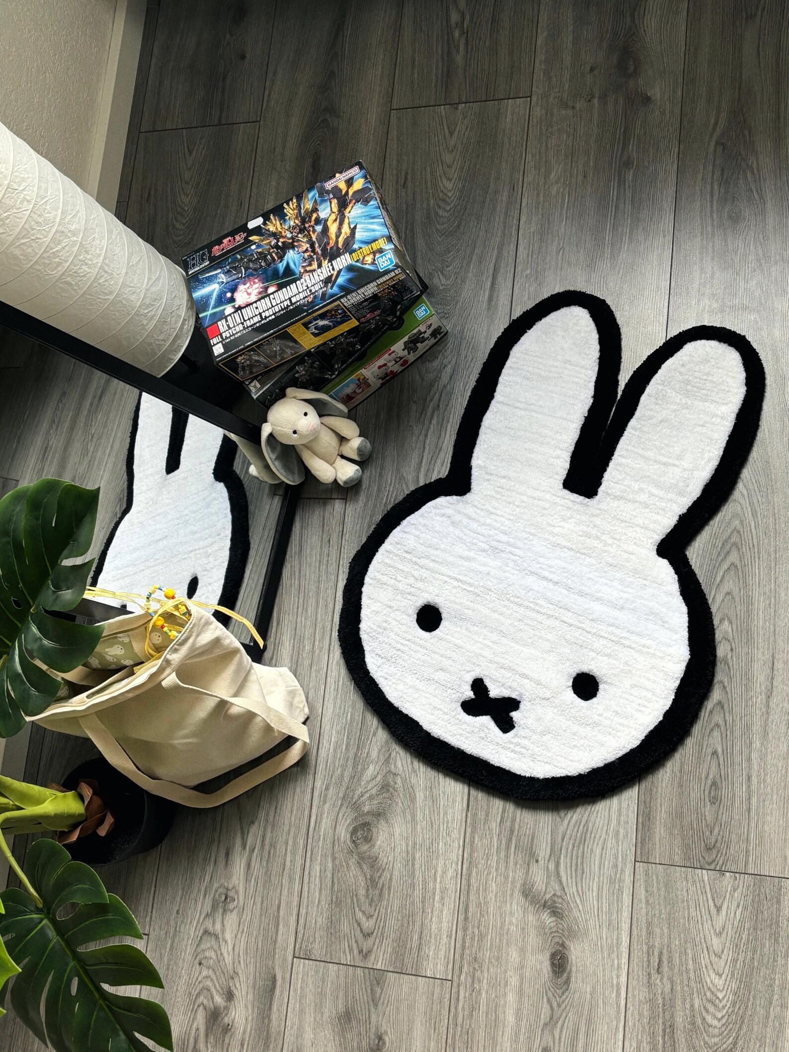 Handmade Miffy Tufted Rug Cozy, Adorable, and Unique Decor Piece - Etsy