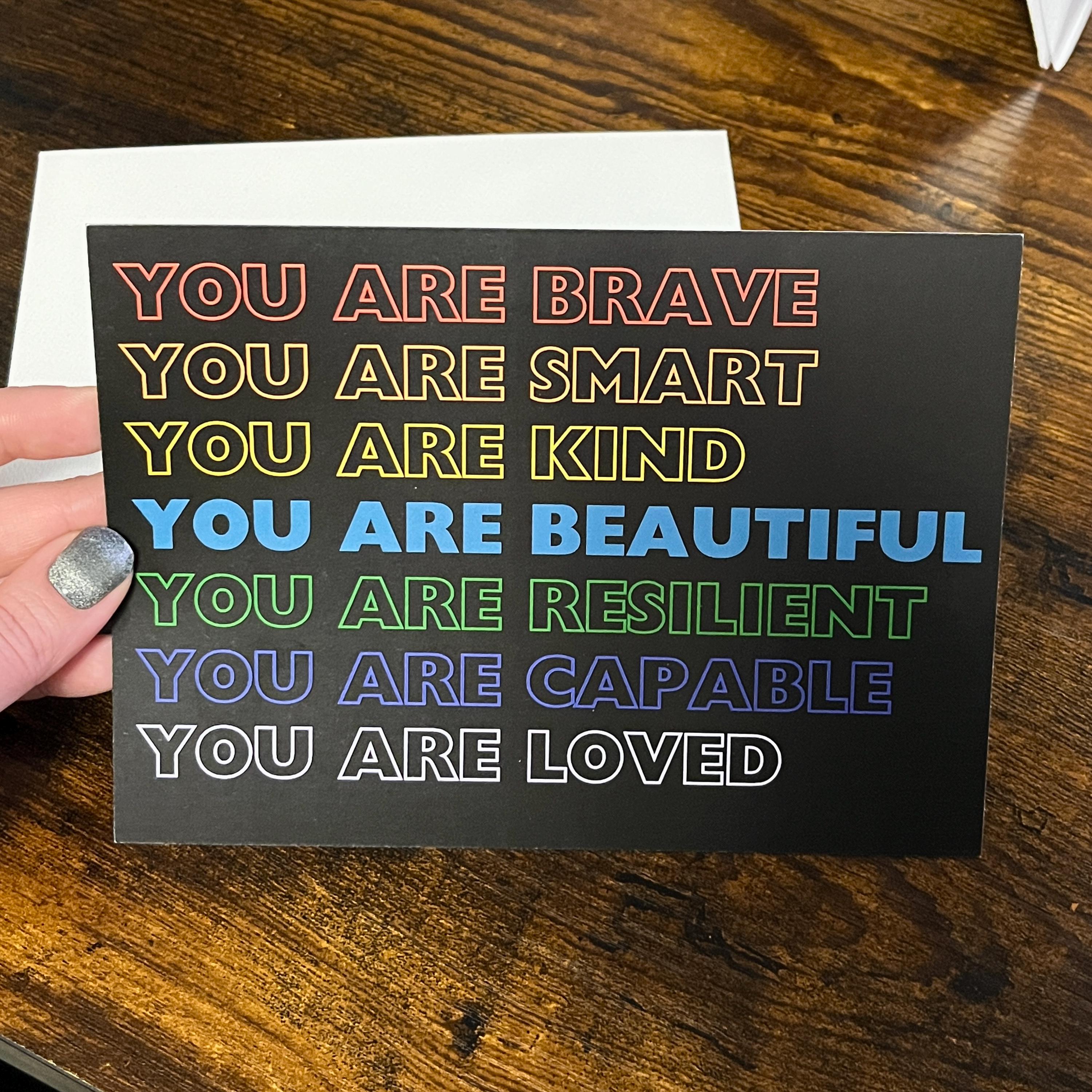 Compliment Cards - Blank Back - Encouragement, Office Gifts - Etsy