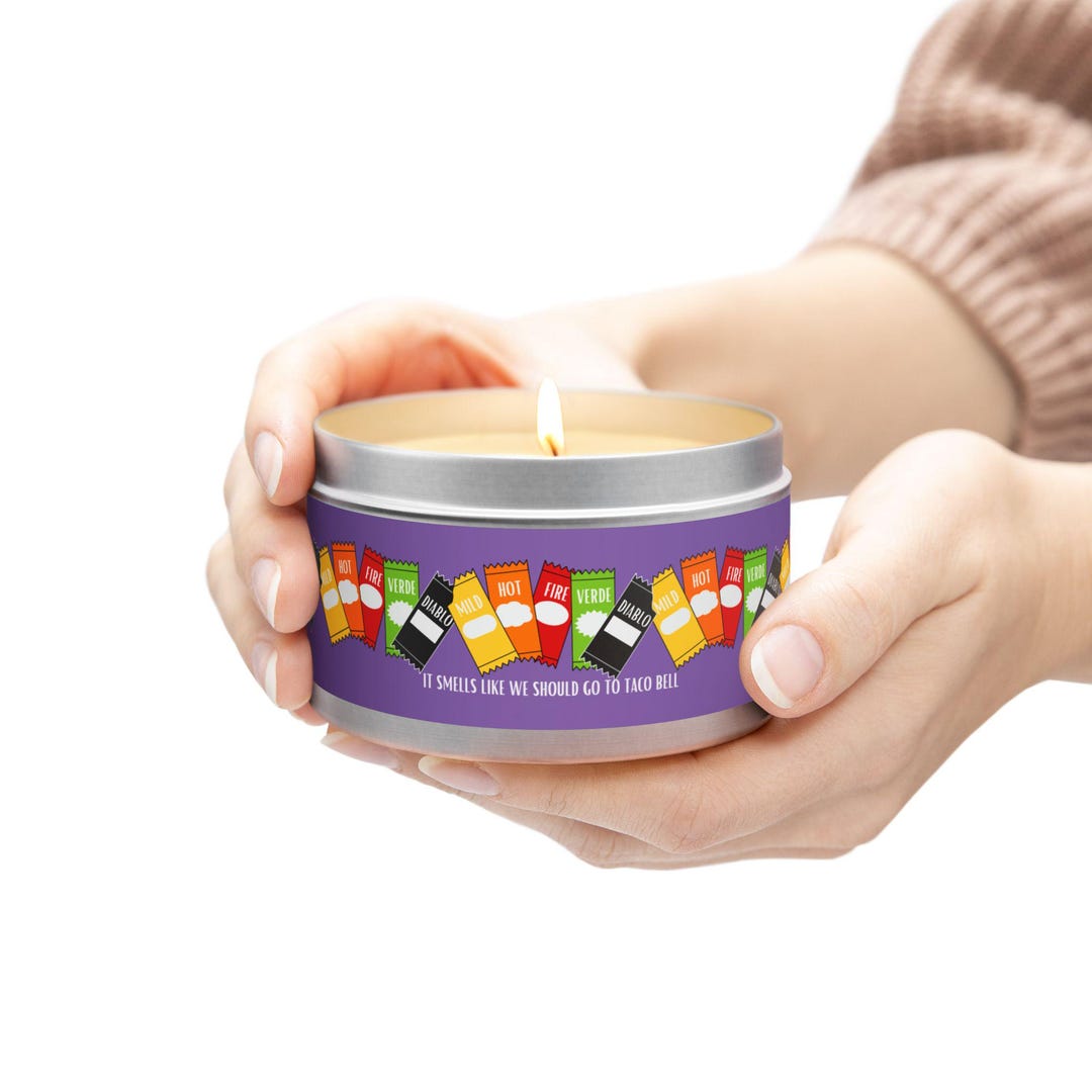 Taco Bell Themed Tin Candle, It Smells Like... - Etsy