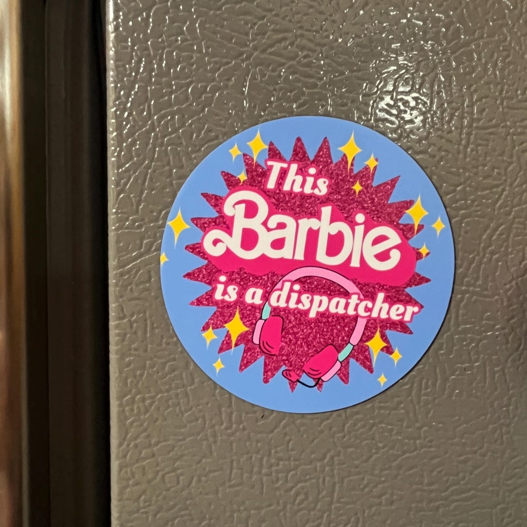 Dispatcher Locker Magnet: "this Barbie is a Dispatcher" - Etsy