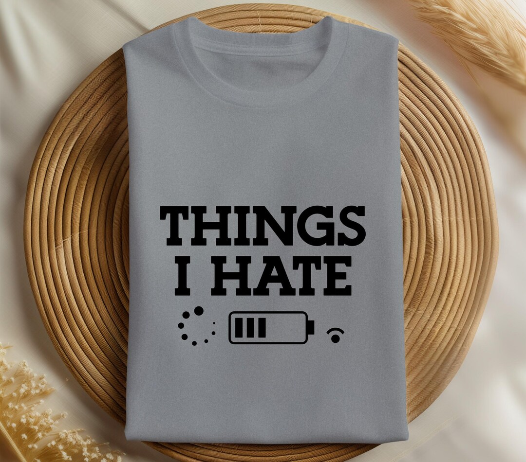 Things I Hate T-shirt, Programmer Coding T-shirt, Programmer Shirt, Coder Gift, Developer ...