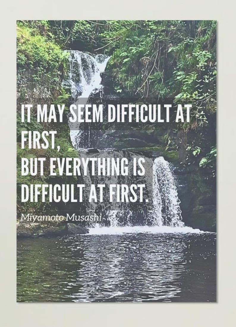 Miyamoto Musashi Quote Art Poster Print A3 Digital Download Art - Etsy