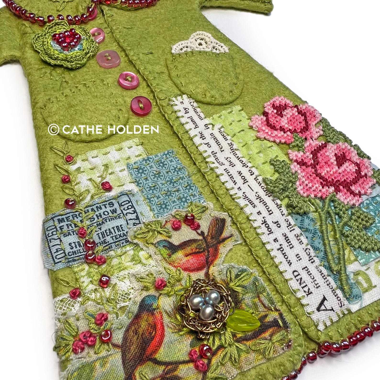 3/16 Scale Little Coat Craft Wool Felt Scale Digital Printable Pattern ...