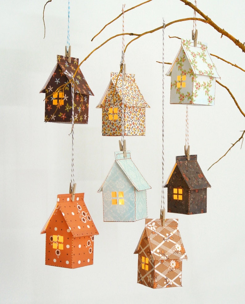 Stitch & Fold Paper House Luminary Kit - Etsy