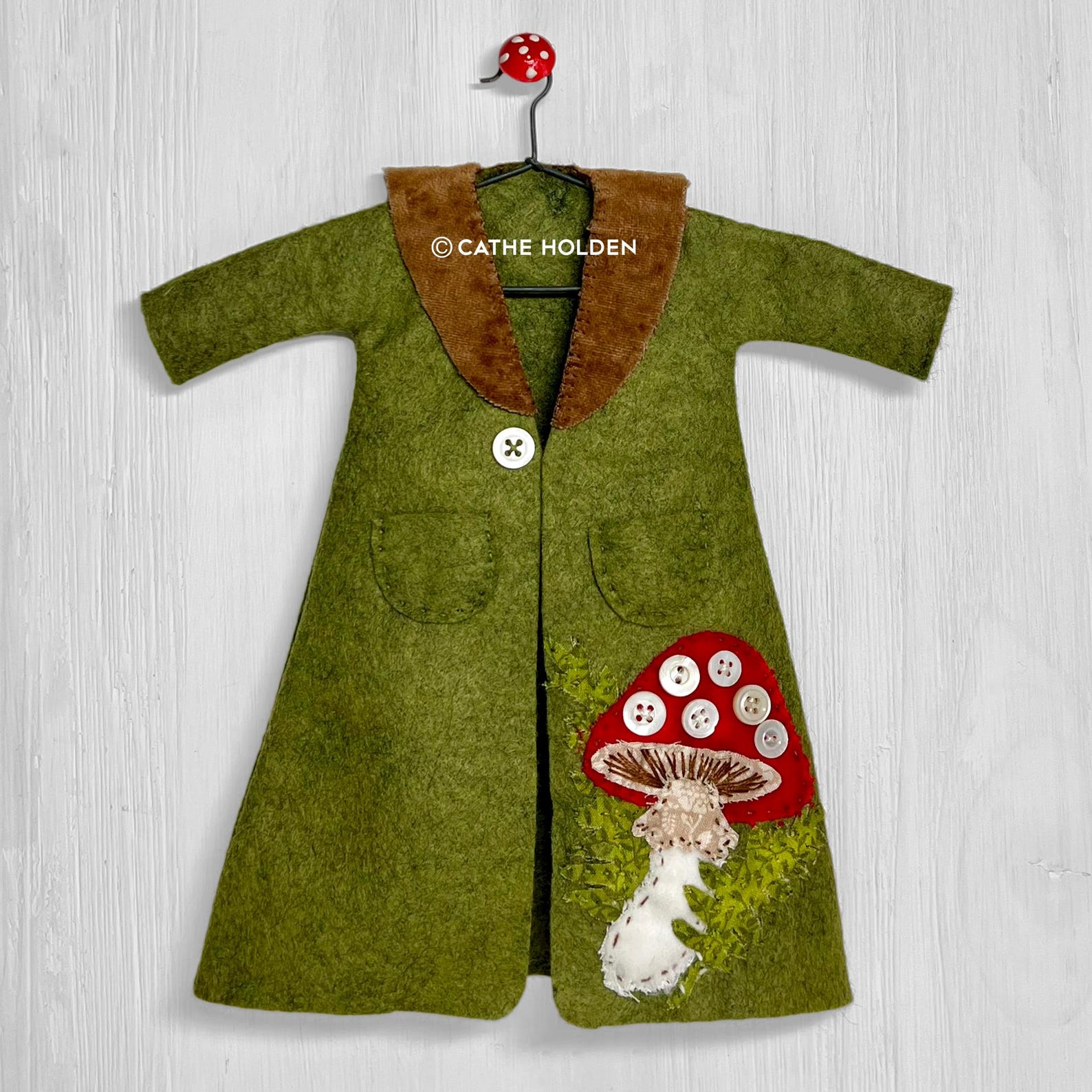 3/16 Scale Little Coat Craft Wool Felt Scale Digital Printable Pattern ...