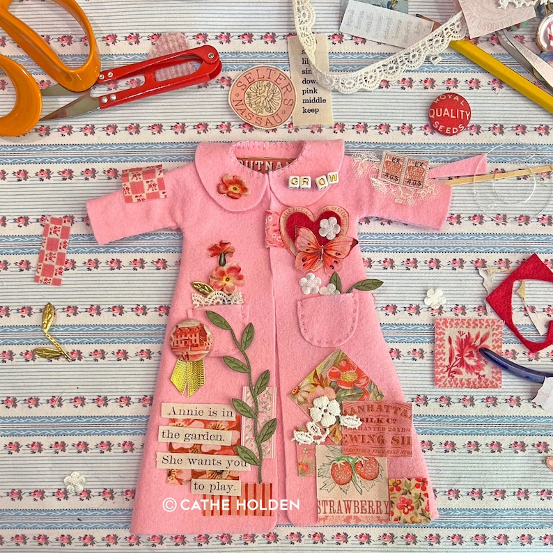 3/16 Scale Little Coat Craft Wool Felt Scale Digital Printable Pattern ...