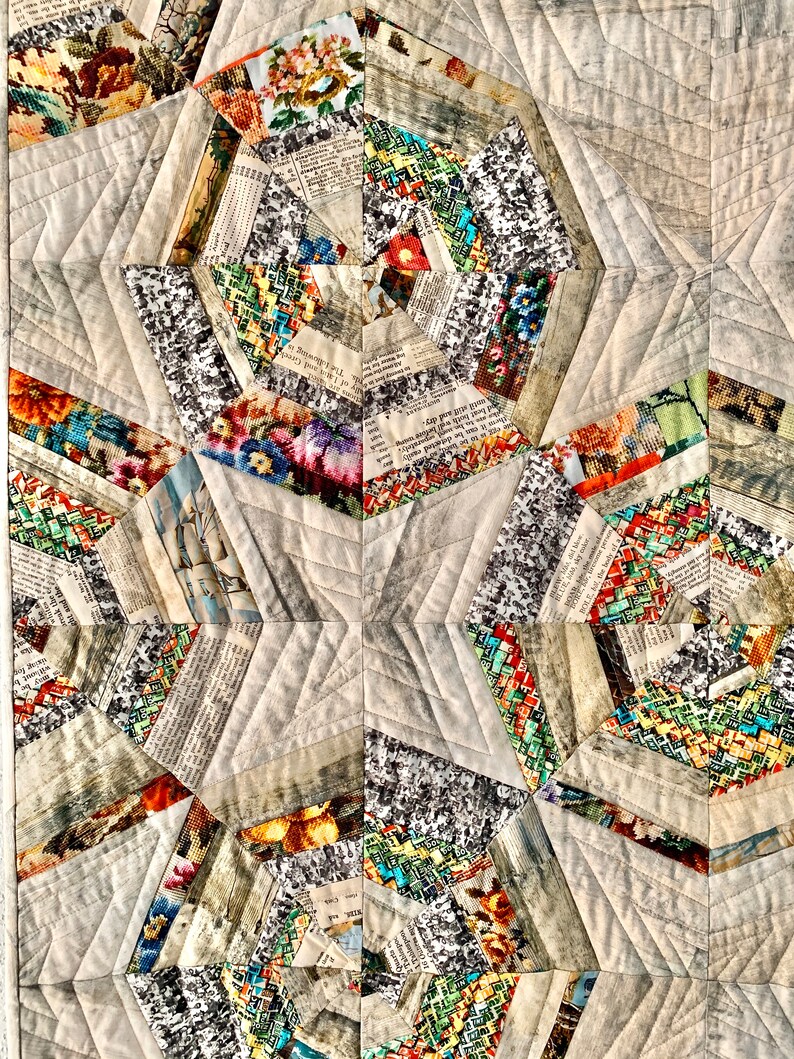 HUNT & GATHER 60" X 80" Double-sided Quilt Pattern by Cathe Holden - Etsy
