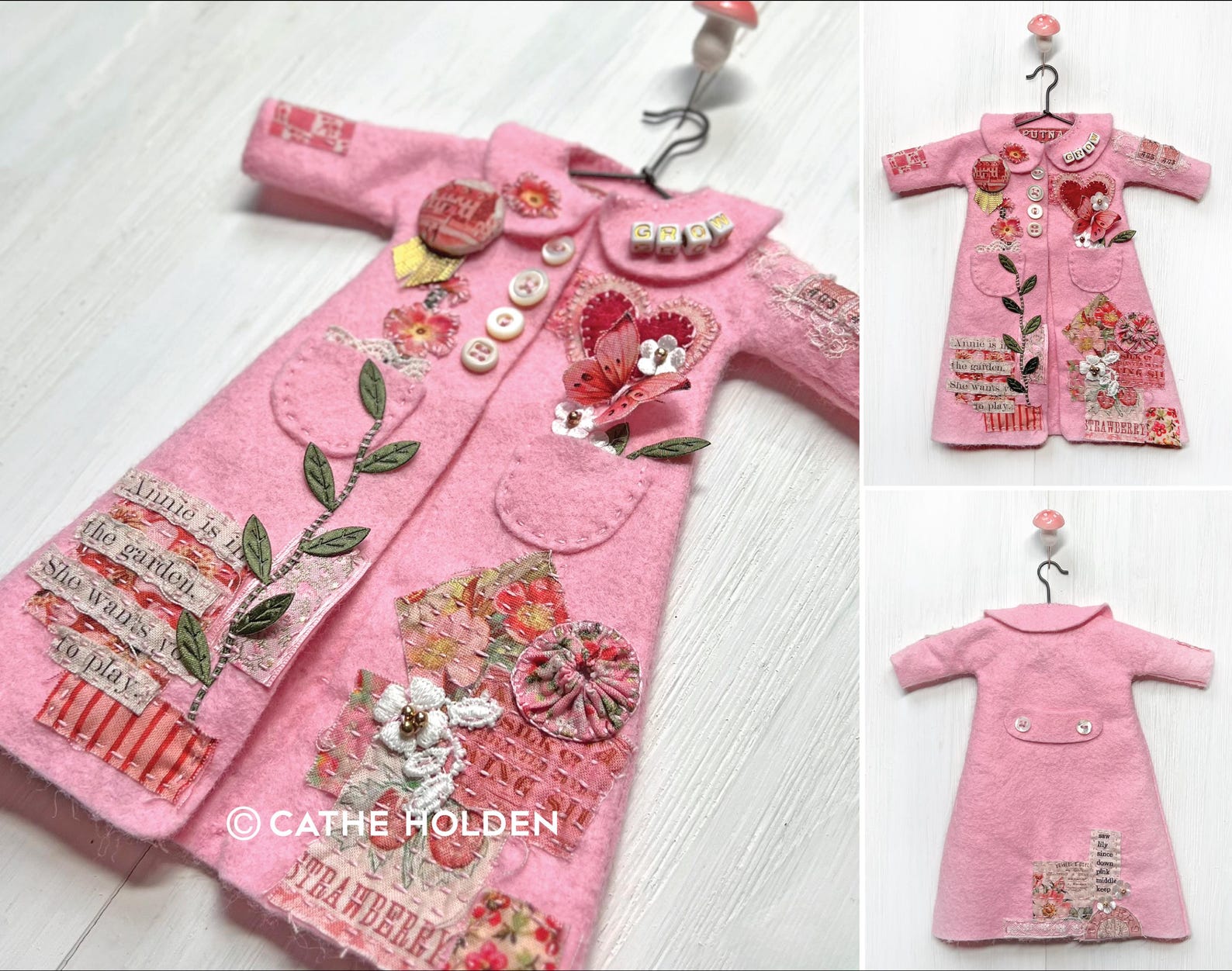 3/16 Scale Little Coat Craft Wool Felt Scale Digital Printable Pattern ...