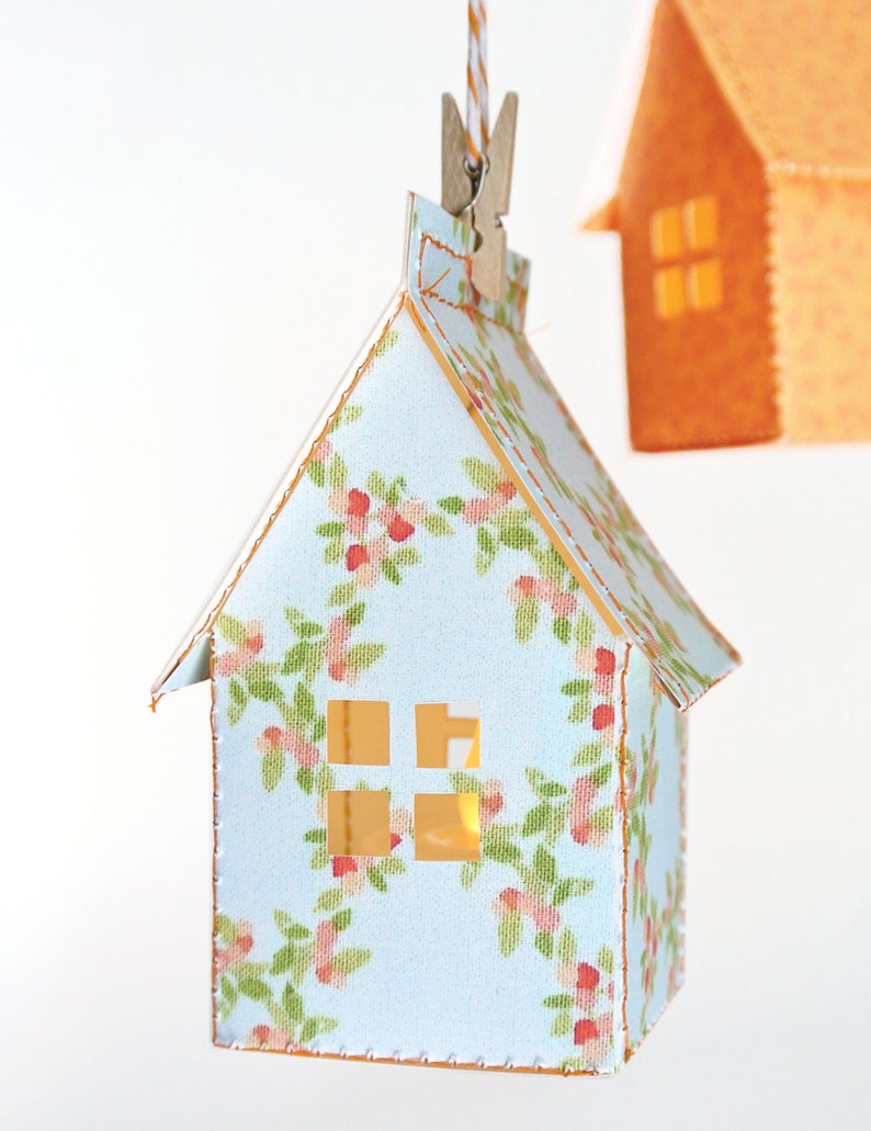 Stitch & Fold Paper House Luminary Kit - Etsy UK