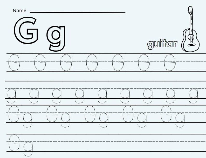 26 Practice Pages of Alphabet Tracing - Etsy