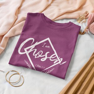 Chosen Scripture SVG, Bible Verse PNG, Christian Chosen by God Graphic ...