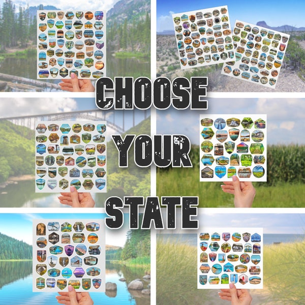 Texas State Parks Stickers - Etsy