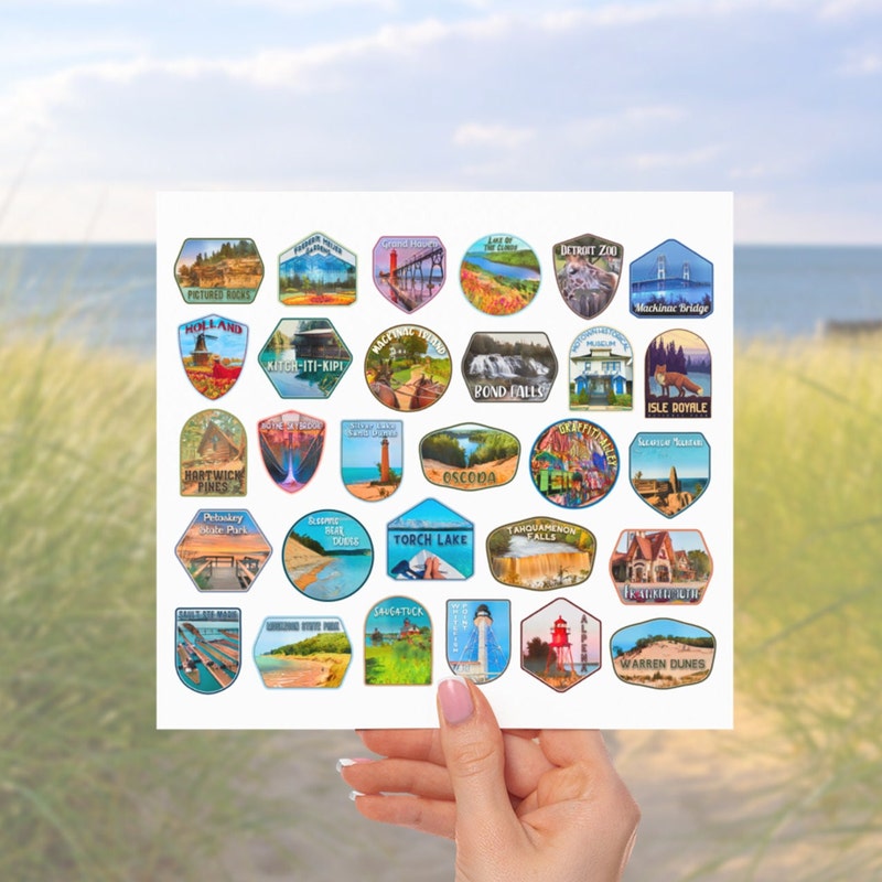 Michigan Sticker - Etsy